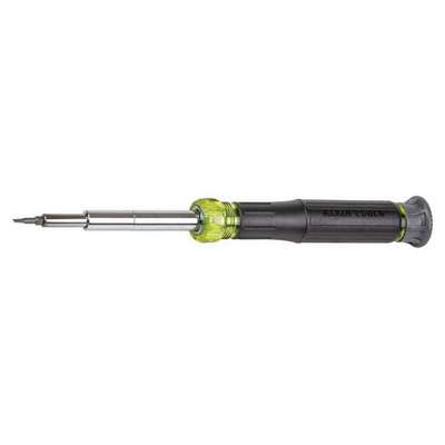 942785-6 Klein Tools Multi-Bit Screwdriver: 14 Tips, 7 in Overall Lg ...