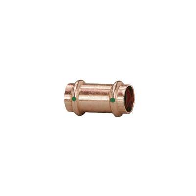 938057-5 Copper Coupling No Stop, Press x Press Connection Type, 1-1/2 ...