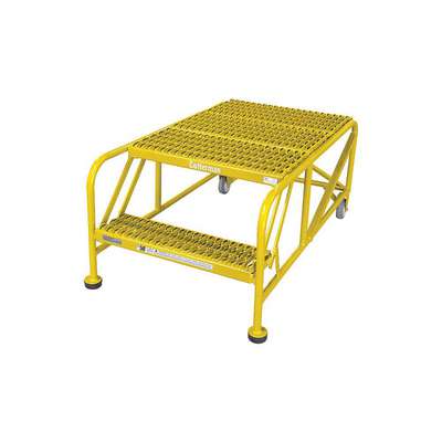 943499-8 Cotterman Work Platform: 2 Steps, 20 In, 24 In Platform Wd, 24 ...