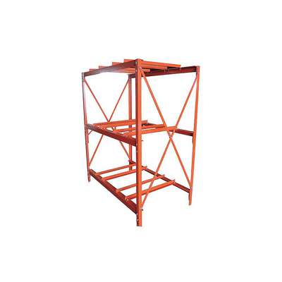 937408 Drum Rack, 70" H x 60" W x 34-1/4" D, (6) 55 gal Drum Rack ...