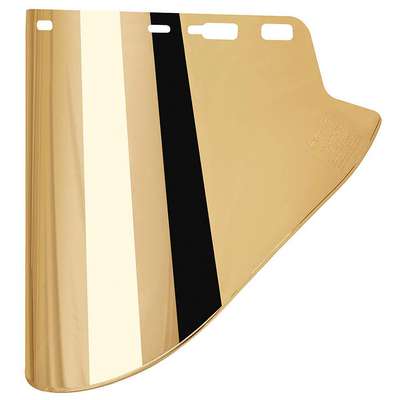 937296-3 Elvex Faceshield Visor: Gold, Anti-Scratch, Polycarbonate, 10 ...