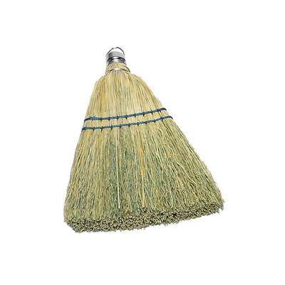 940490-3 Rubbermaid Corn Broom: 8 in Sweep Face, Stiff, Natural, Yellow ...