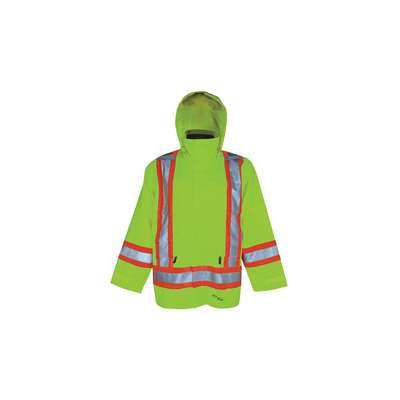 929033-1 Viking Rain Jacket, High Visibility: Yes, ANSI Class: Class 3 ...