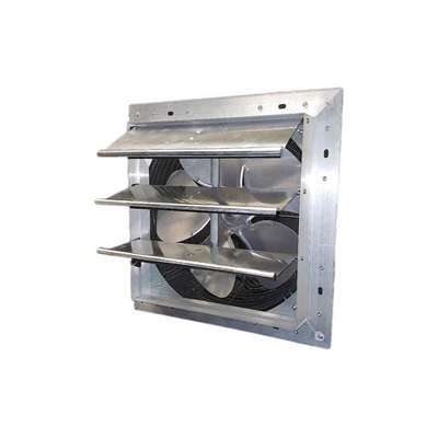 Dayton 484X37 Shutter Mount Exhaust Fan, 10 in Blade | Imperial Supplies