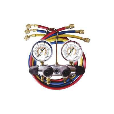 939805-6 Jb Industries Mechanical Manifold Gauge Set: 4 Valves, R-22/R ...