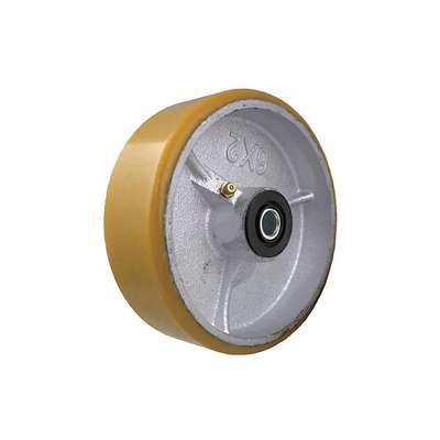 940333-3 Polyurethane Tread on Plastic Core Wheel: 5 in Wheel Dia., 2 ...