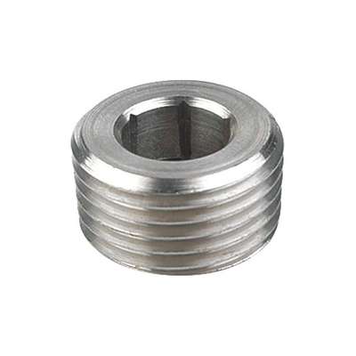 940821-4 Hex Socket Plug: 316L Stainless Steel, 3/4 in Fitting Pipe Size, Male NPT, Class 150 ...