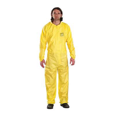 946367-5 Alphatec Coveralls: L, Polyethylene, Elastic w/Thumb Loops ...