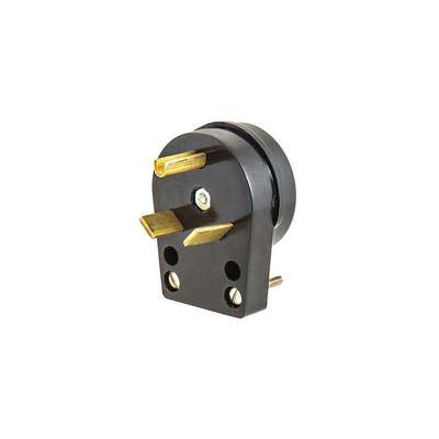 943207-6 Hubbell Angle Straight Blade Plug: Tt-30P, 30 A, 125V Ac ...