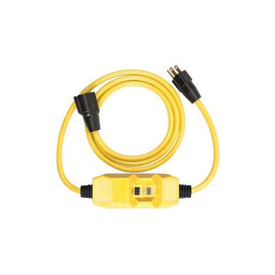 937439-1 Southwire Line Cord GFCI, 6 ft, Yellow, 20 A, Plug ...