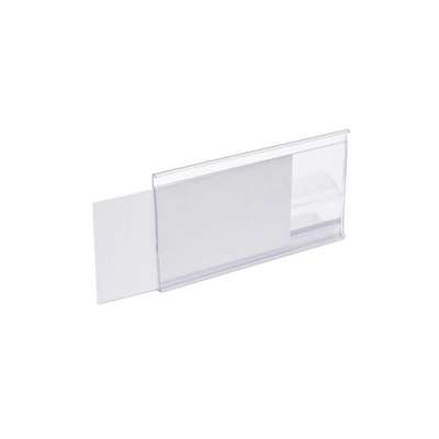 939933-4 Label Holder: 4 in x 2 in, Clear, Slide-In, 25 Label Holders ...