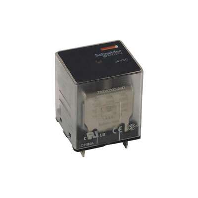 937285-2 Schneider Electric General Purpose Relay, 120V AC Coil Volts, 12A @ 277V, 15A @ 120V AC ...