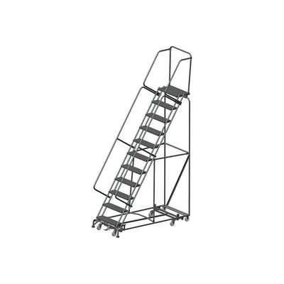 944203-8 Ballymore Rolling Ladder: 110 in Platform Ht, 14 in Platform ...
