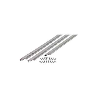 937736-9 Double Door Weatherstrip: Vinyl, -25°F, Unfinished Aluminum ...