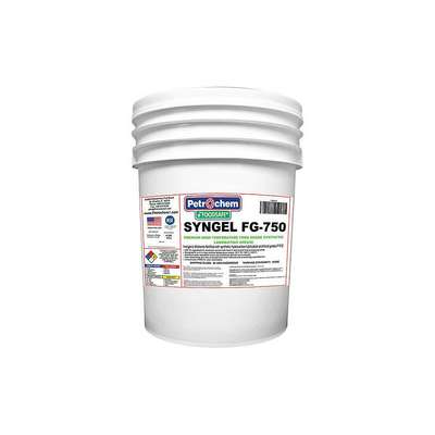 939720-1 Petrochem High Temperature Grease: White, 5 gal, NLGI Grade 2 ...