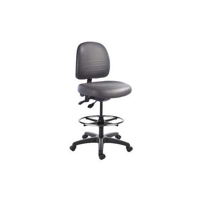 938433-1 Cramer Task Chair: No Arm Arm, Wood, Vinyl, 350 lb Wt Capacity ...