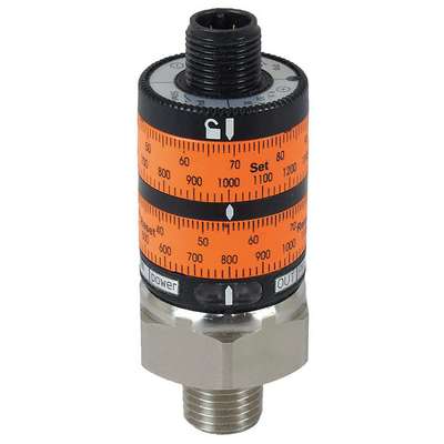 935685-2 IFM Pressure Switch, 0 to 145 PSI Range, 1/4" MNPT Process ...