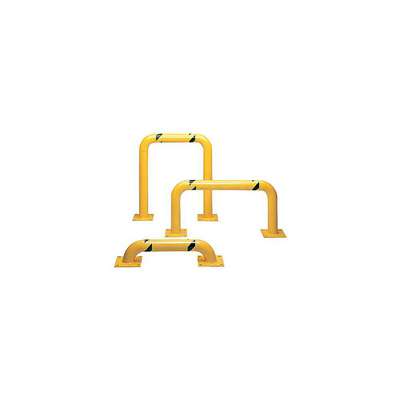 939124 Machine Guard: Floor Mounted Guard Rail Mounting, Steel, 3 ft ...