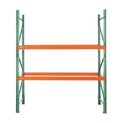 942004-2 Pallet Rack Starter Unit: 102 in x 48 in x 8 ft, 16 ga Beams ...