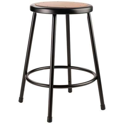 940732-7 Round Stool: 24 in Overall Ht, 24 in min to 24 in max, No ...