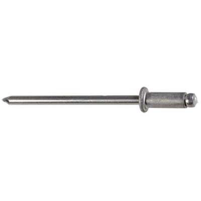 815178 Specialty Rivet, Rivet Head Diameter 1/8", Flange Diameter 3/16 ...