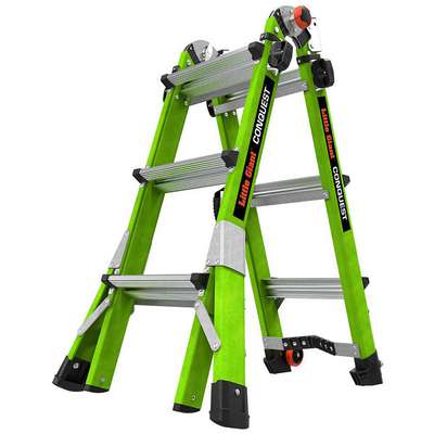 941984-5 Multipurpose Ladder: 10 11/12 ft Extended Ladder Ht, 3 ft 6 in ...