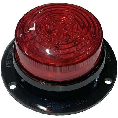 85974 Peterson 2.5 Round Led Flange Surface Mount Marker/Clearance PC ...