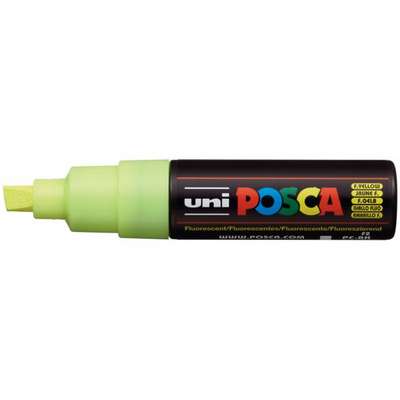 9740 Posca Chisel Broad Tip Marker 8Mm Fluorescent Yellow | Imperial ...