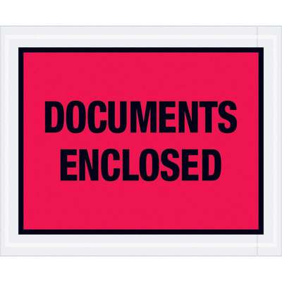 945692 Packing List Envelopes: 5 1/2 in Outside Ht, 4 1/2 in Outside Lg ...