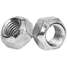 57114 Prevailing Torque USS Lock Nut, Grade C Steel, 1/2"-13, Clear ...