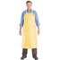 915944-1 Ansell Chemical Resistant Bib Apron, Yellow, 45" Length, 33 ...