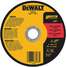 911224-6 Dewalt 6", Type 1 Aluminum Oxide Abrasive Cut-Off Wheel, 7/8 ...