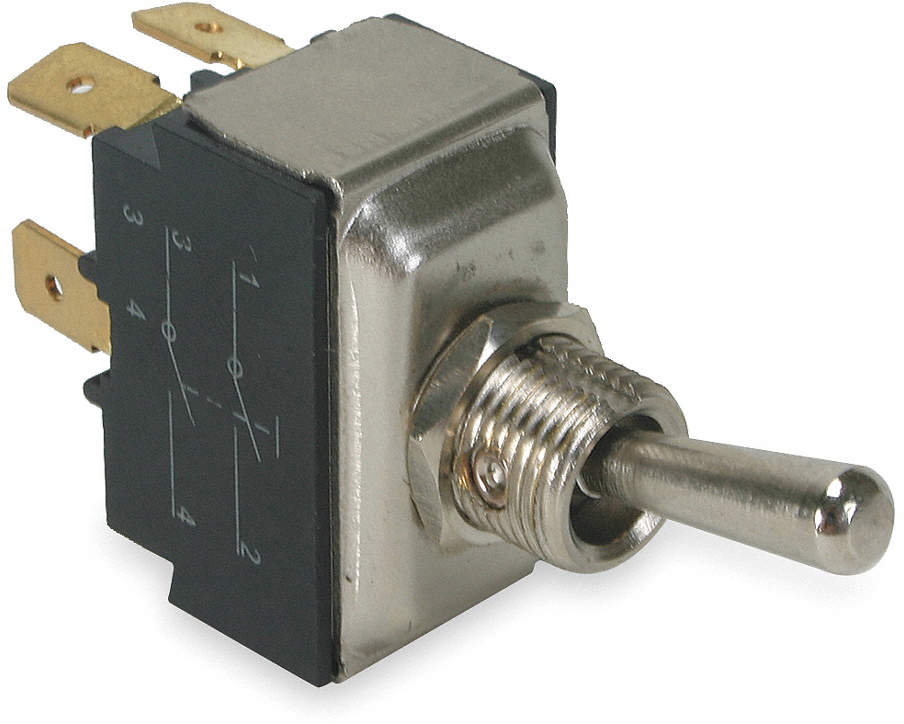 910983-6 Toggle Switch, Number of Connections: 4, Switch Function: On ...