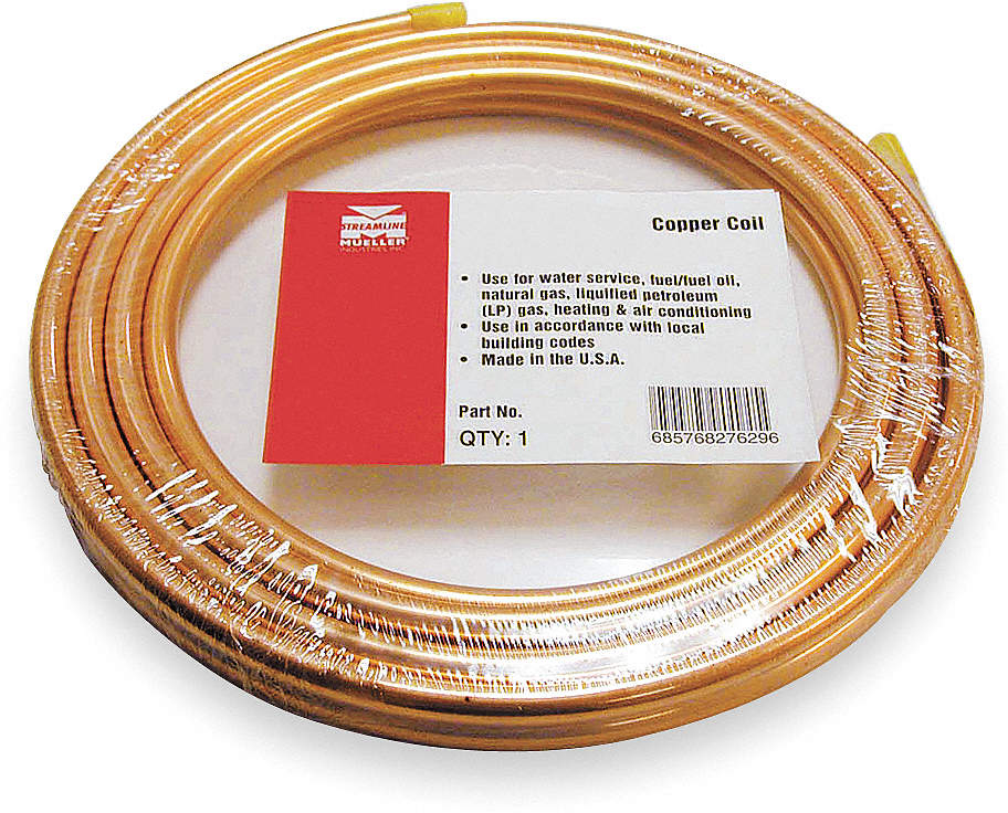 917231-1 50 ft. Soft Coil Copper Tubing, 1/4" Outside Dia. | Imperial Supplies